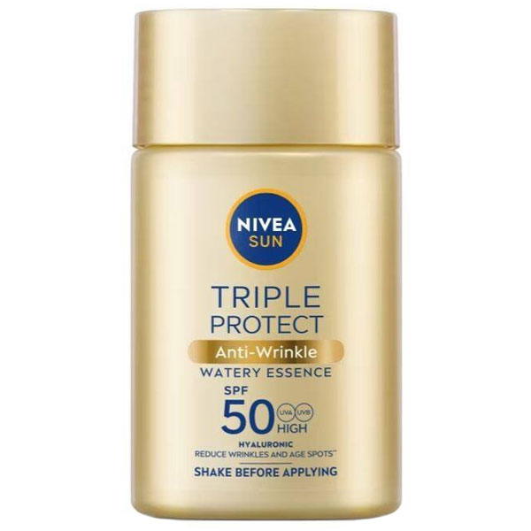 รีวิว NIVEA Sun Triple Protect Anti Wrinkle Watery Essence SPF50+ PA+++