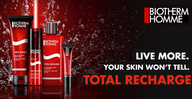 BIOTHERM HOMME เสิร์ฟ “เอนเนอร์จี้ ดริงก์” สูตรใหม่ Total Recharge Non ...
