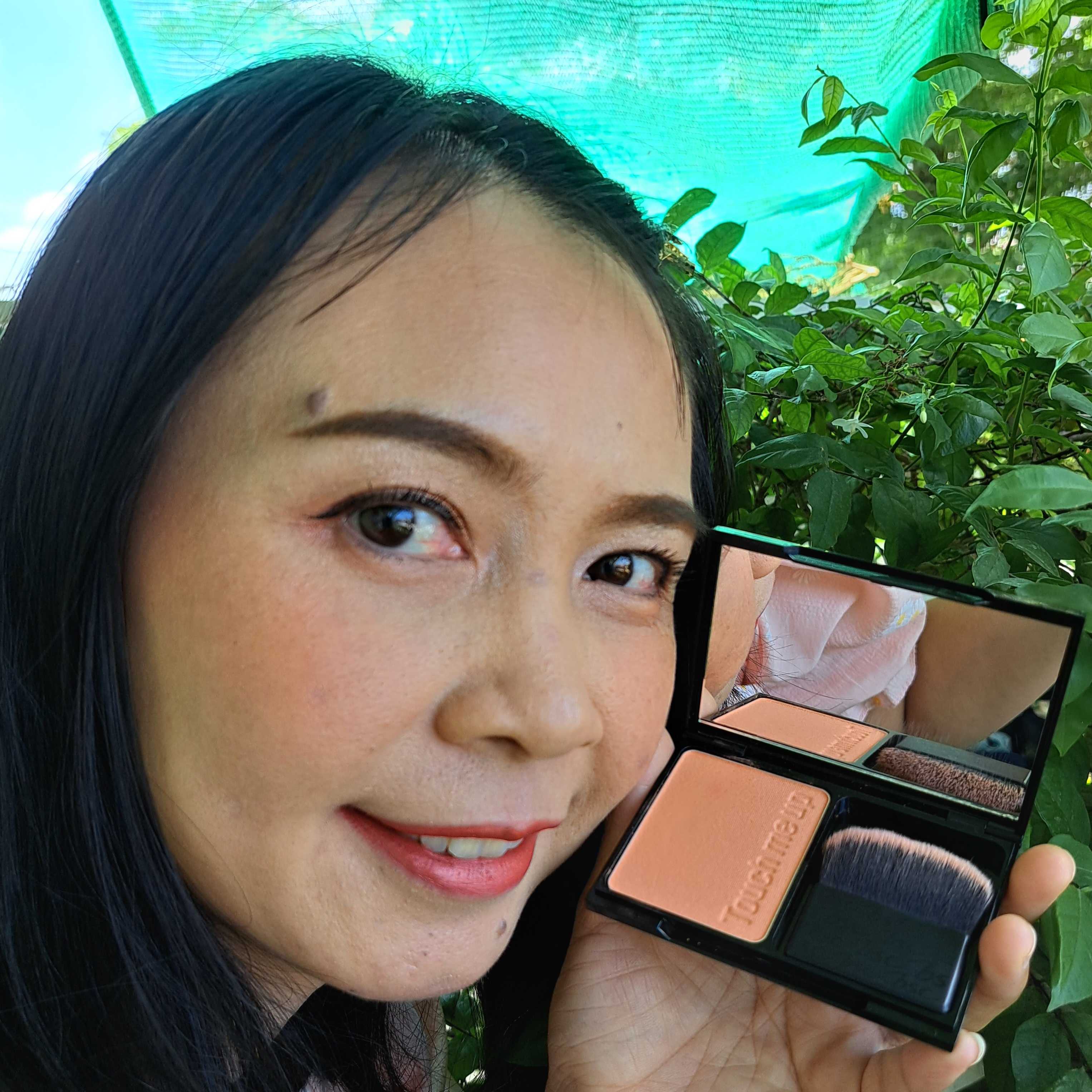 รีวิว Bio Perfect Touch Me Up Baked Blusher โดย Rachanoo Umim
