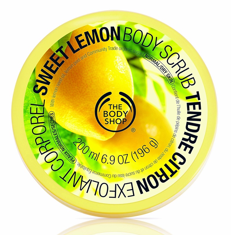 รีวิว The Body Shop Sweet Lemon Body Scrub