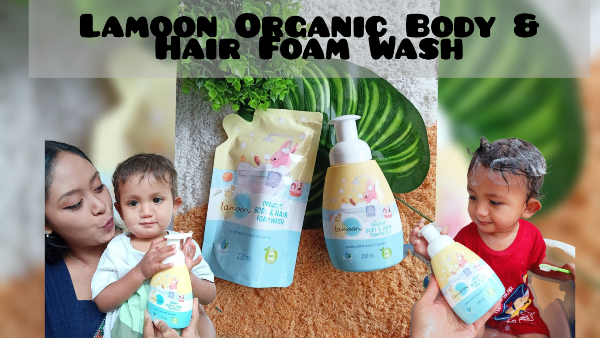 Lamoon Organic Body & Hair Foam Wash
