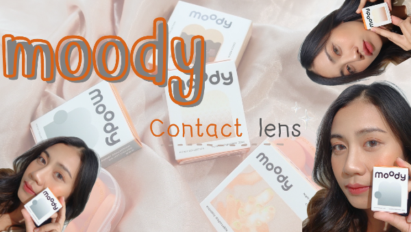 REVIEW | moody contact lenses 4 สี ดูละมุน ที่ใส่แล้วสวยม๊ากก! 👀💗