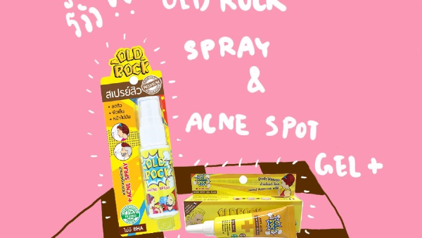 REVIEW+++ Old rock Acne Spray & Old rock Acne Spot gel plus