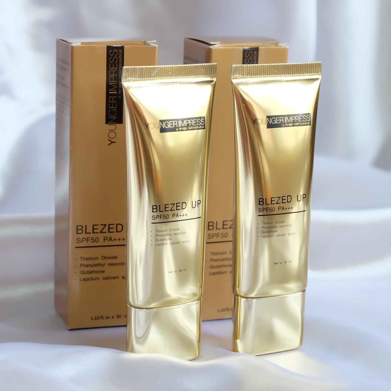 รีวิวกันแดด พร้อมบำรุง BLEZED UP SPF 50 PA+++ ทาแค่ตัวเดียวจบ ได้ครบถึง ...